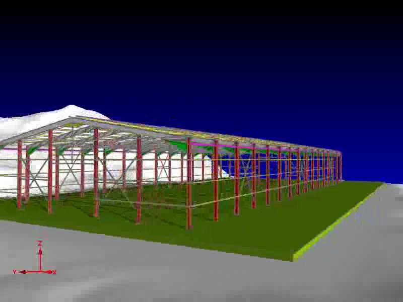 Video Structura metalica hala industriala
