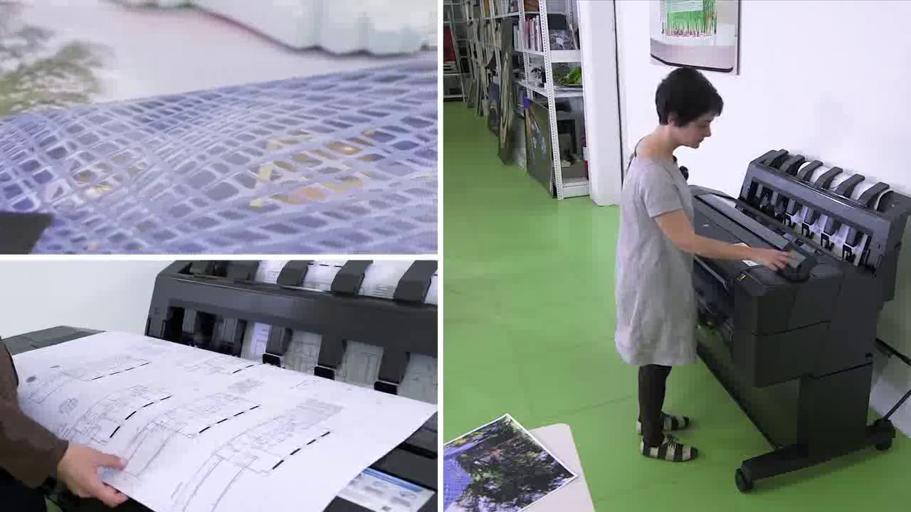 Video Plotter HP DesignJet T1500