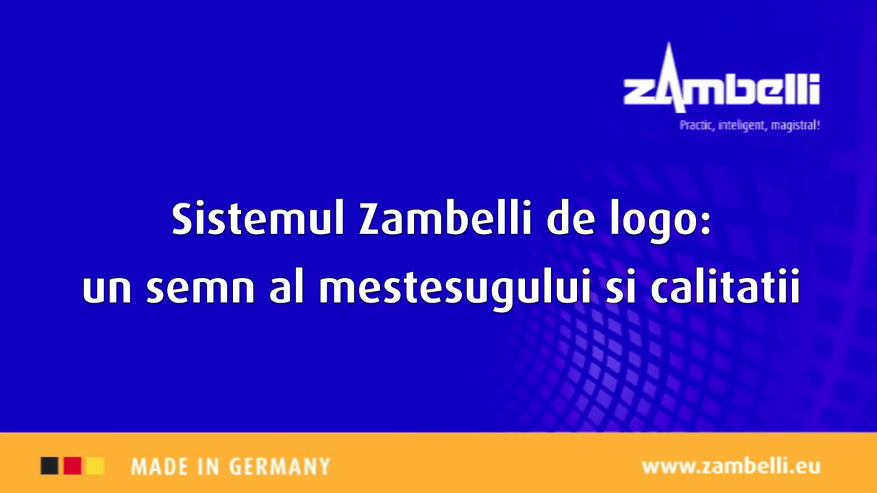 Video Sistemul Zambelli de logo